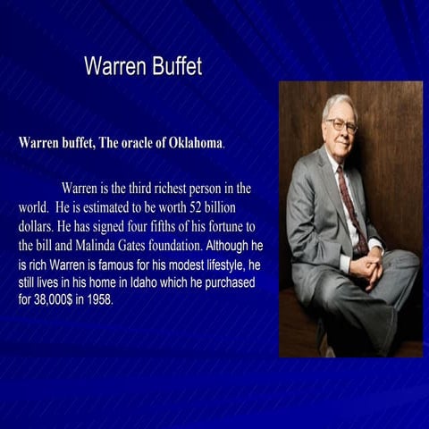 Warren Buffet | PPTX