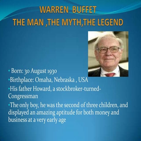 Warren buffet | PPTX