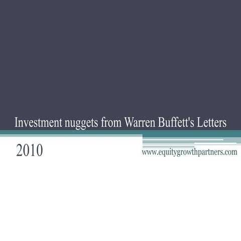 Buffett’s annual letter: What you can learn from my real estate ...