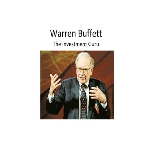 Warren Buffet | PPTX