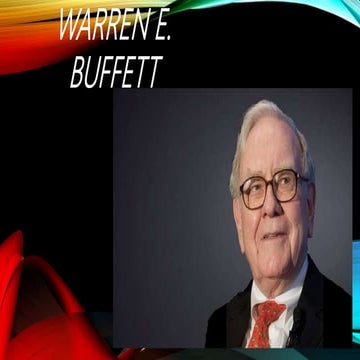 Warren Buffett | PPTX | Business Accounting & Finance | Business