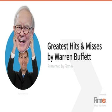 Greatest Hits & Misses by Warren Buffett | PDF