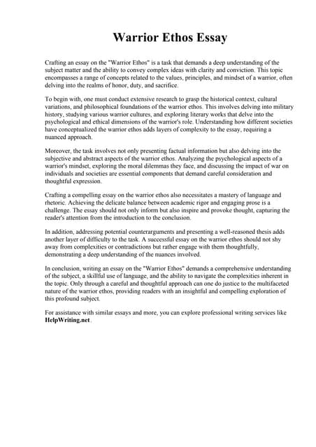 Military Bearing Essay.pdf