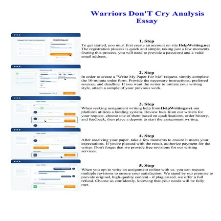 Warriors DonT Cry Analysis Essay | PDF