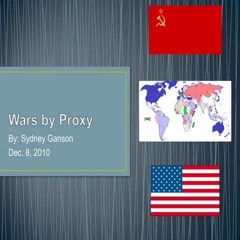 Wars by proxy | PPTX