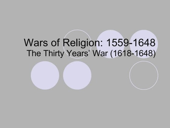 Thirty years war | PPT
