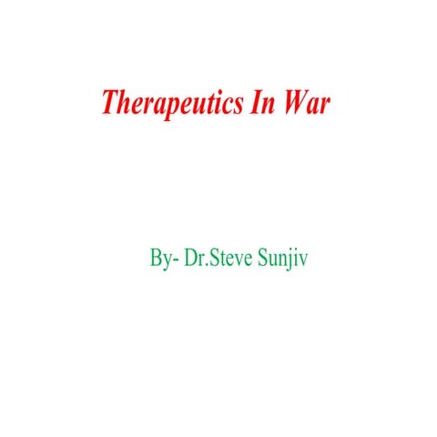 War therapy | PPT