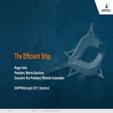 Wartsila Venture Capital & Smart Marine Ecosystem Kevin Humphreys | PPTX