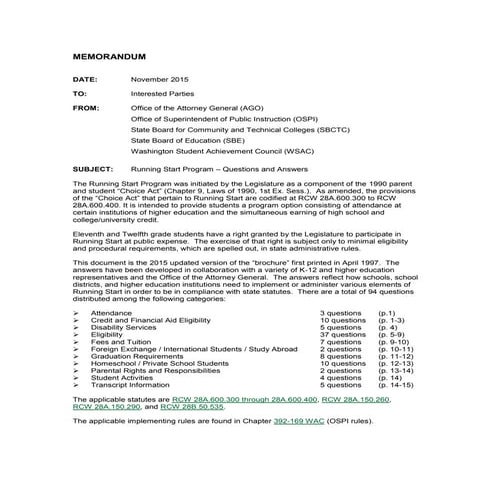 Washington State Running Start program | PDF