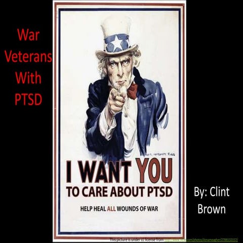 War Veterans With PTSD Presentation | PPTX