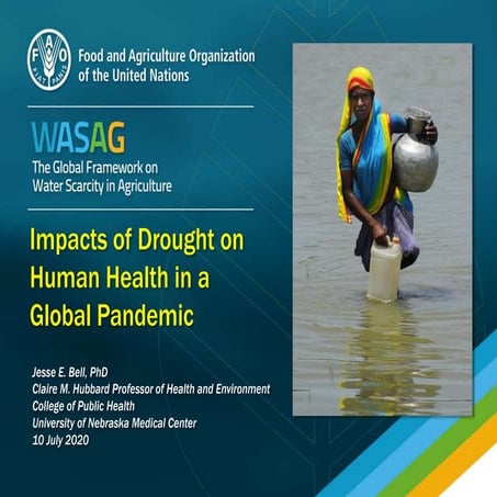 Impacts of Drought on Human Health in a Global Pandemic | PPTX