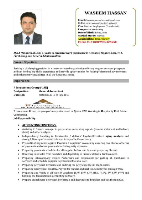 SHAFI Resume -2015 | DOCX
