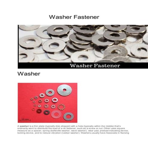 Washer fastener | DOCX