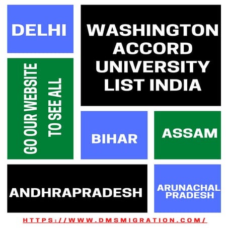 Washington Accord University List India | PDF