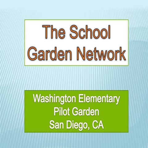 School Garden Presentation | PDF