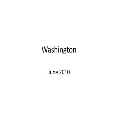 Washington slideshow | PPTX