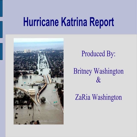 Hurricane katrina-ppt