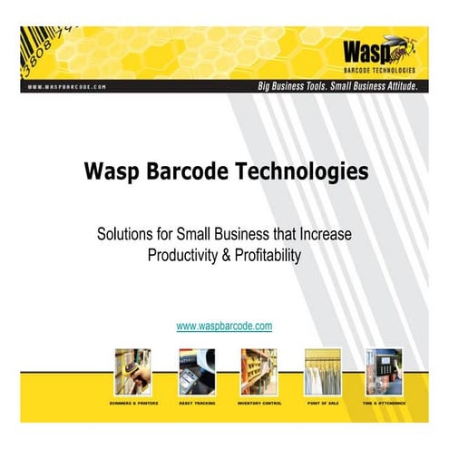 Barcode Software Solutions for Small Business - Wasp Barcode Technologies | PPT