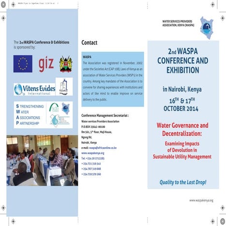 Waspa annual conference october 2014 | PDF | Business Utilities | Business