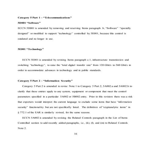 Wassenaar arrangement infosec crypto excerpts | PDF