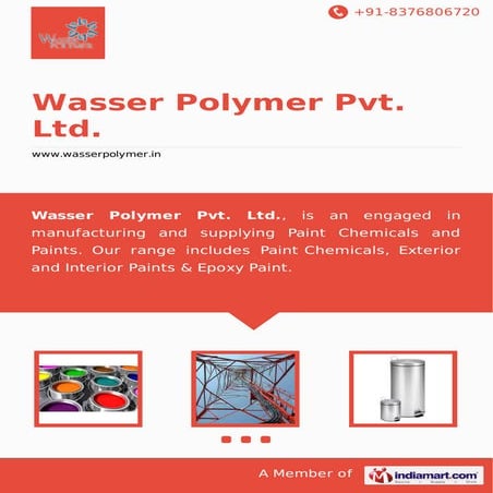 Wasser polymer-pvt-ltd | PDF
