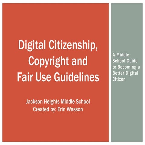 Digital Citizenship Presentation | PPTX