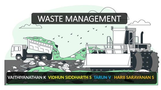 Waste management ppt | PPTX | Environmental Services Industry | Industries