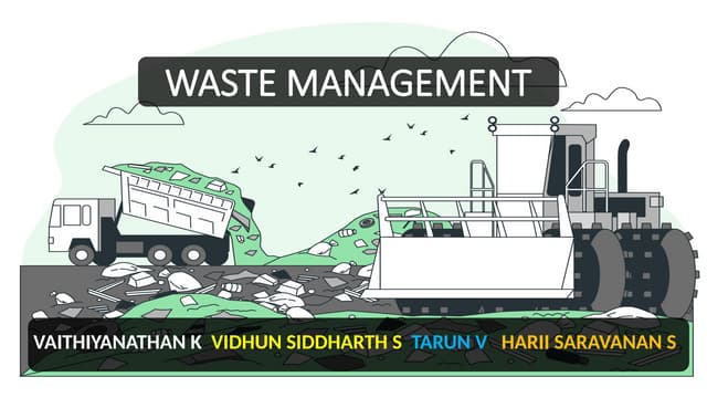 Waste management ppt | PPTX