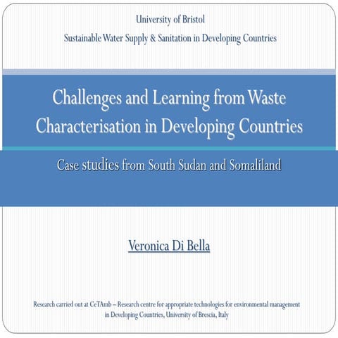 Waste characterisation | PPT