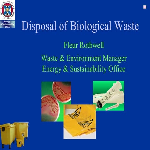 Waste disposal | PPT