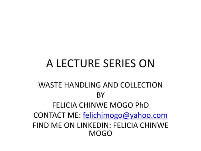 collection storage and transportation of solid waste | PPTX