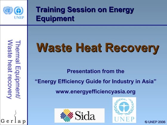 Waste Heat Recovery System in Cement Plant | PPTX