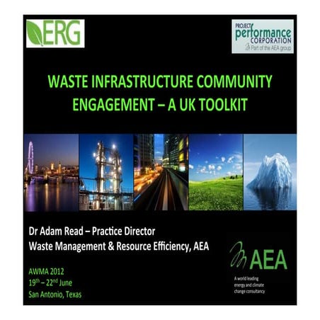 Waste Infrastructure Community Engagement Toolkit | PPT