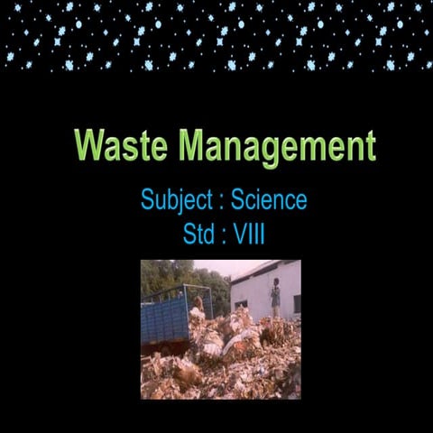 Waste management | PPT