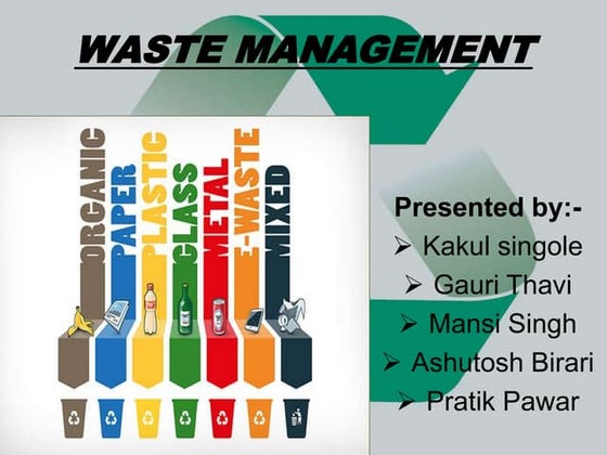 The 3 r's of waste management my student (raghav duggal) | PPT