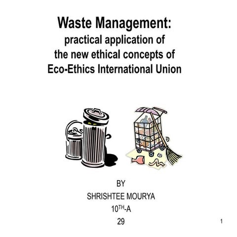 Waste management | PPT