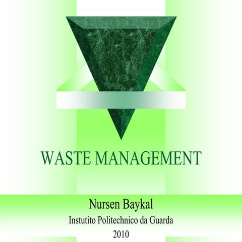 Waste management | PDF