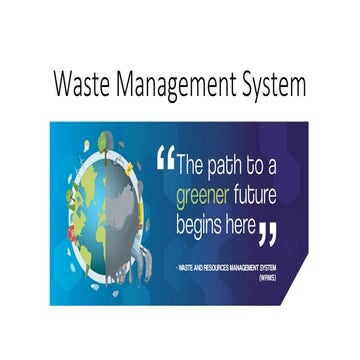 waste management for better life and better future.ppt