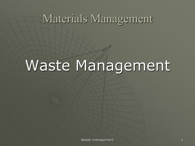 Scrap management | PPT