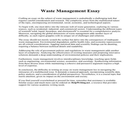 Waste Management Essay.pdf