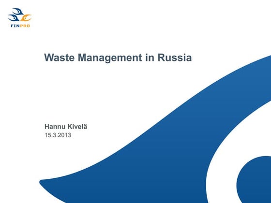 Waste management perspectives_ in st.petersburg | PDF | Civil ...