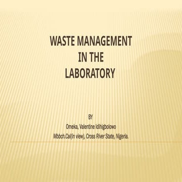 WASTE MANAGEMENT IN THE LAB-Personal.pptx