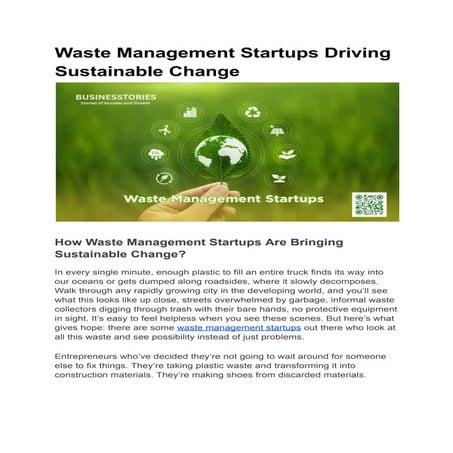 Waste Management Startups Driving Sustainable Change.pdf