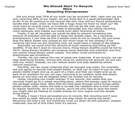 Waste management summative assessment | PDF