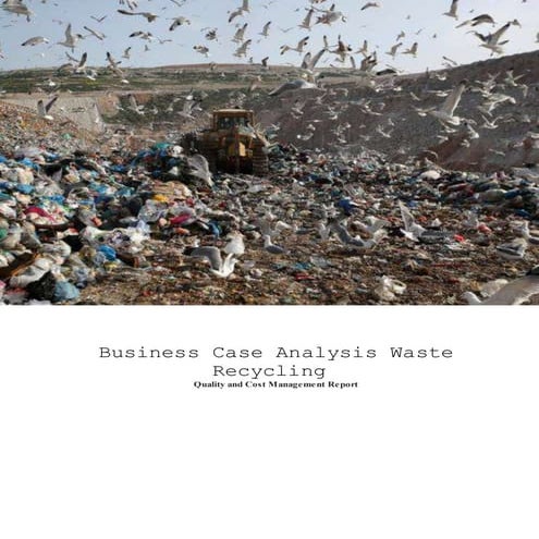 TURNING WASTE TO WEALTH: WASTE TO WEALTH, PATH TO SUSTAINABLE SECURED ...