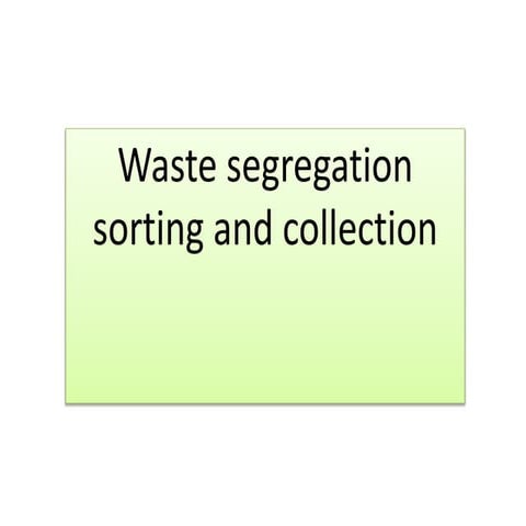 Solid waste management ppt