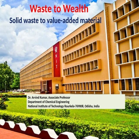 Waste to Wealth-waste valorization .pptx