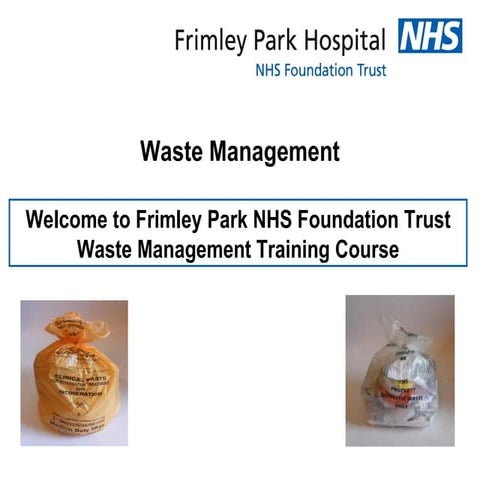 Frimley Waste Training | PPT