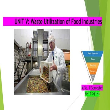 Waste Utilization: A useful way to minimize food waste | PDF