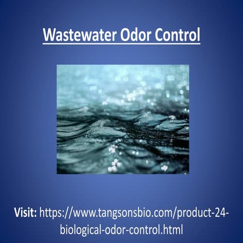 Wastewater Odor Control | PPT